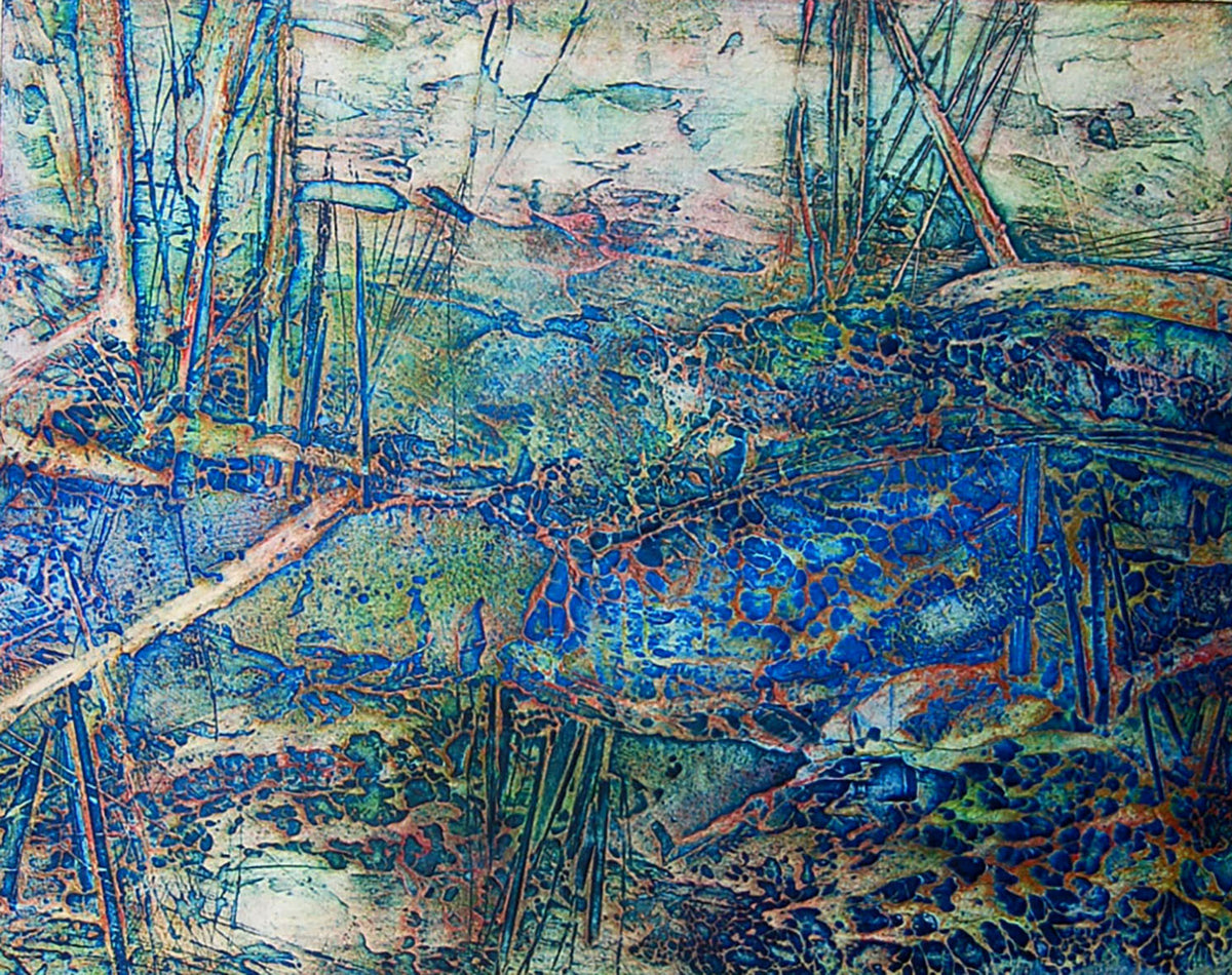 Pond (cool) – Brenda Hartill Artist